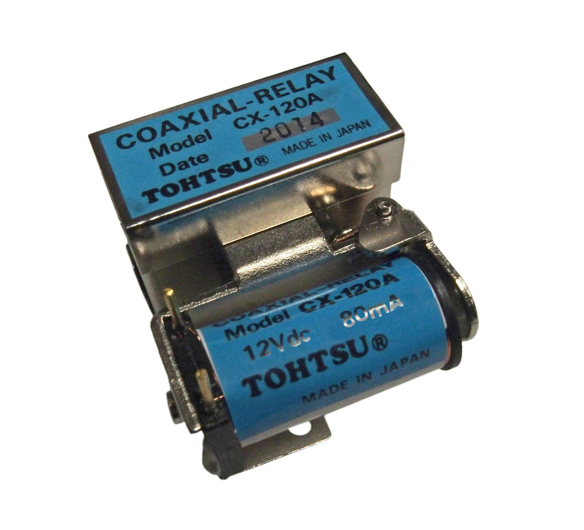 Tohtsu CX-120A 12VDC SPDT Miniature Coaxial Antenna Relay – Henry Radio